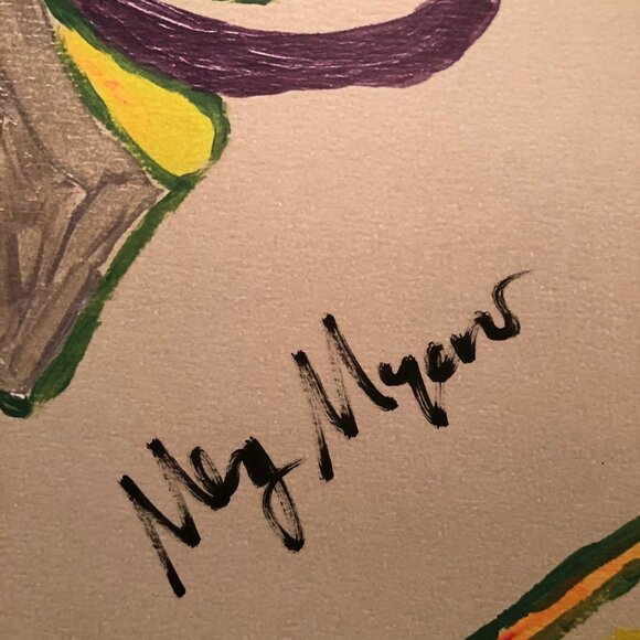 Art | Meg Myers Hand Signed Autographed Art Print Tour Poster Her Art ...